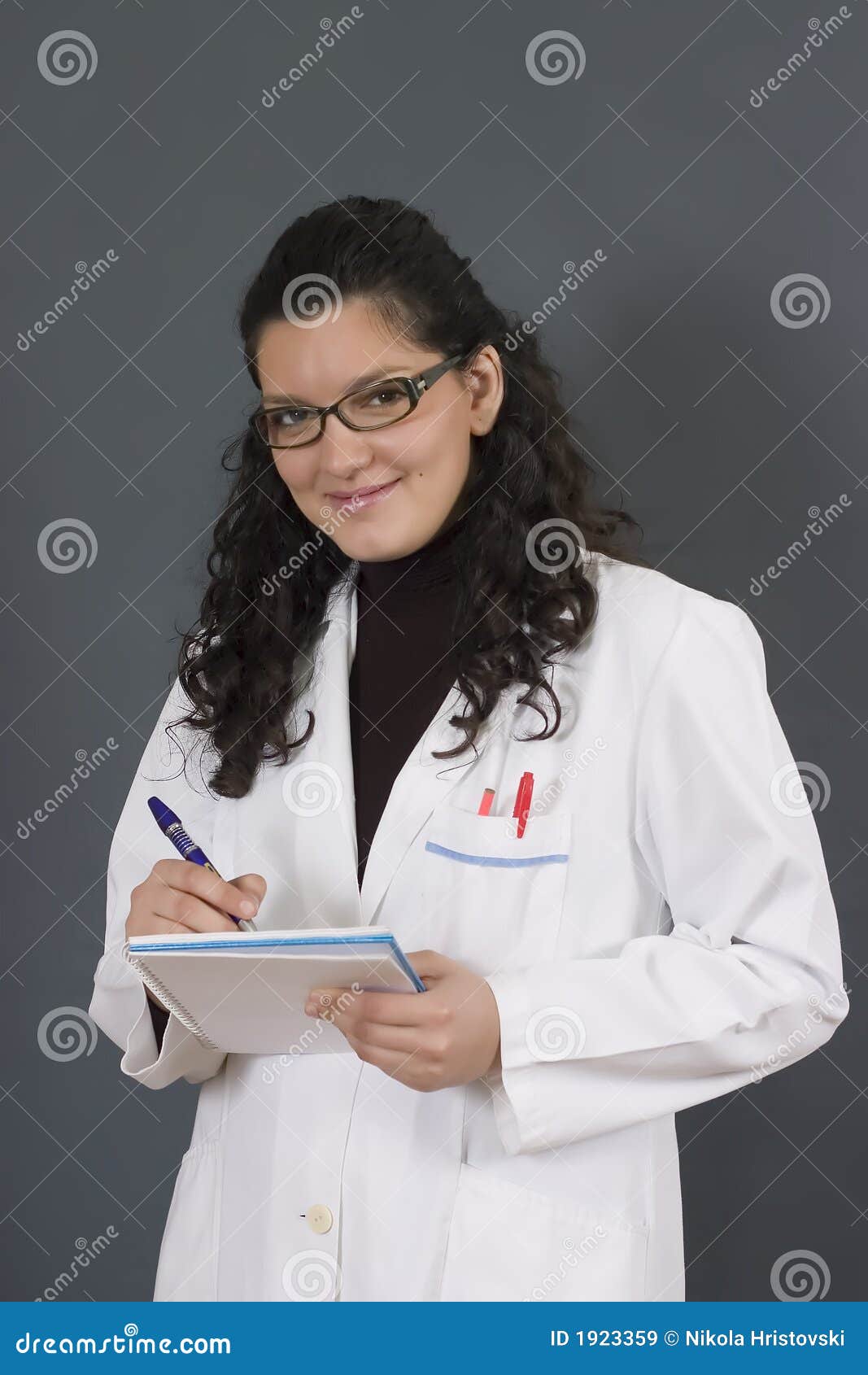 Young female doctor stock image. Image of expression, female - 1923359