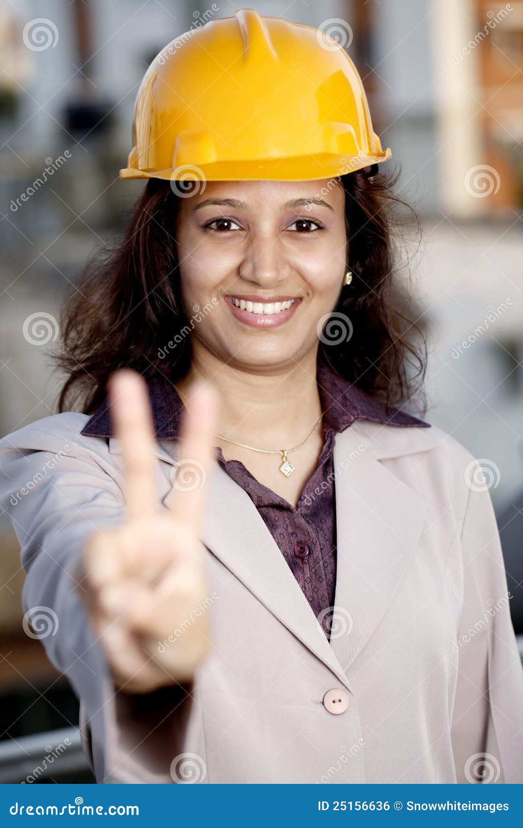 Young female engineer stock photo. Image of hard, architect - 25156636