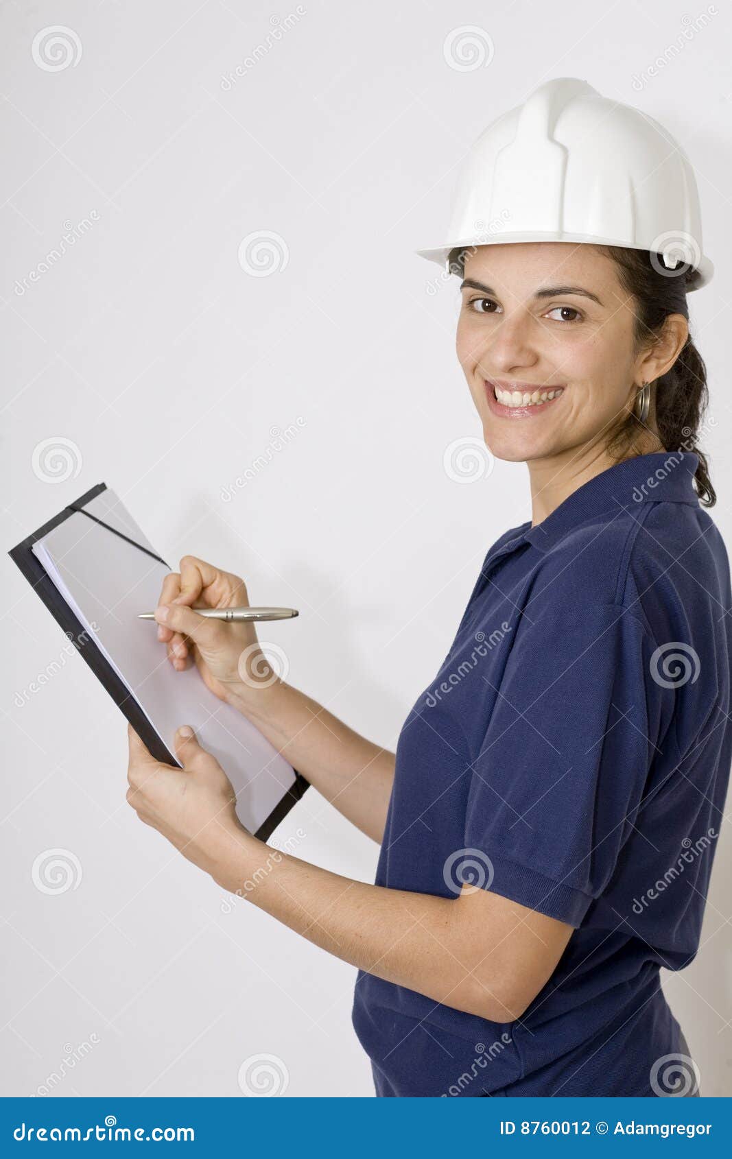 Young female engineer stock photo. Image of profession - 8760012