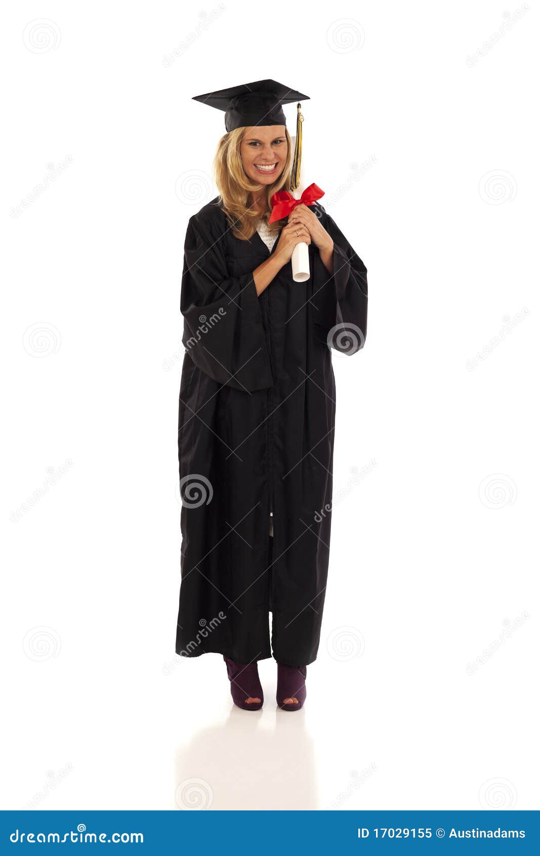 Young female graduate stock image. Image of high, body - 17029155