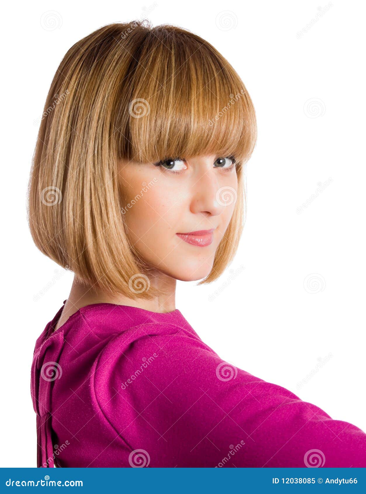 Young female isolated stock image. Image of single, model - 12038085