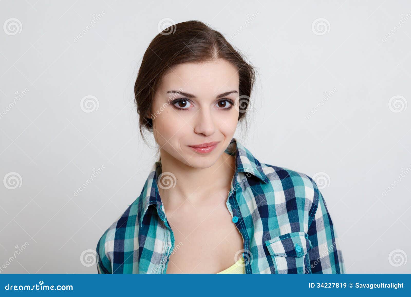 Young Female Looking at Camera Stock Image - Image of adult, woman ...