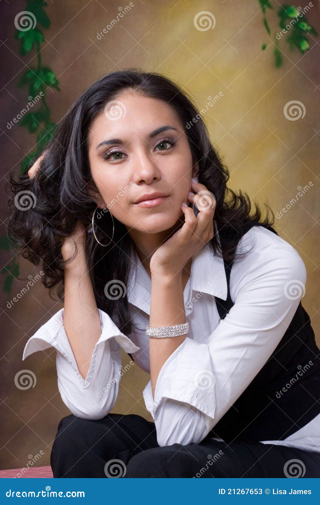 Young Female Model in Formal Pose Stock Image - Image of young, pose ...