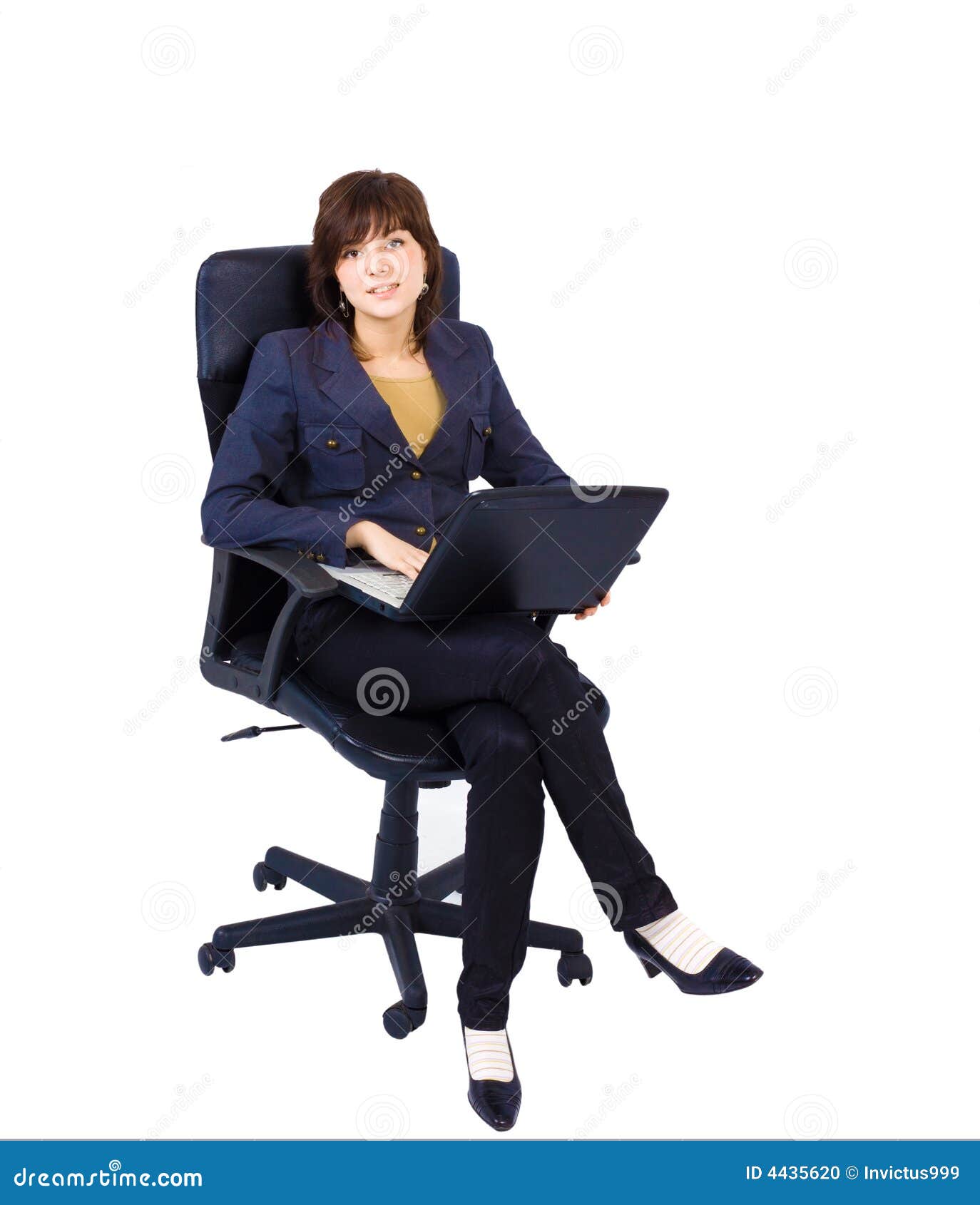 Young female office worker stock photo. Image of person - 4435620
