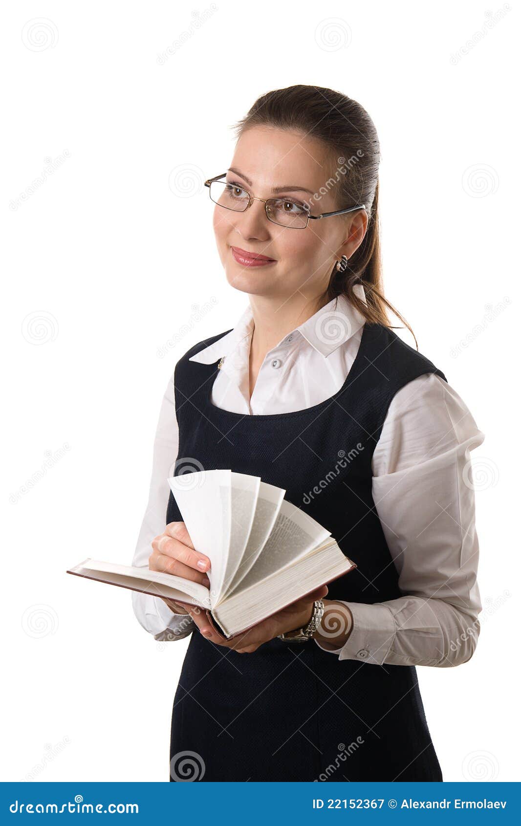 Young female reading book stock image. Image of attractive - 22152367