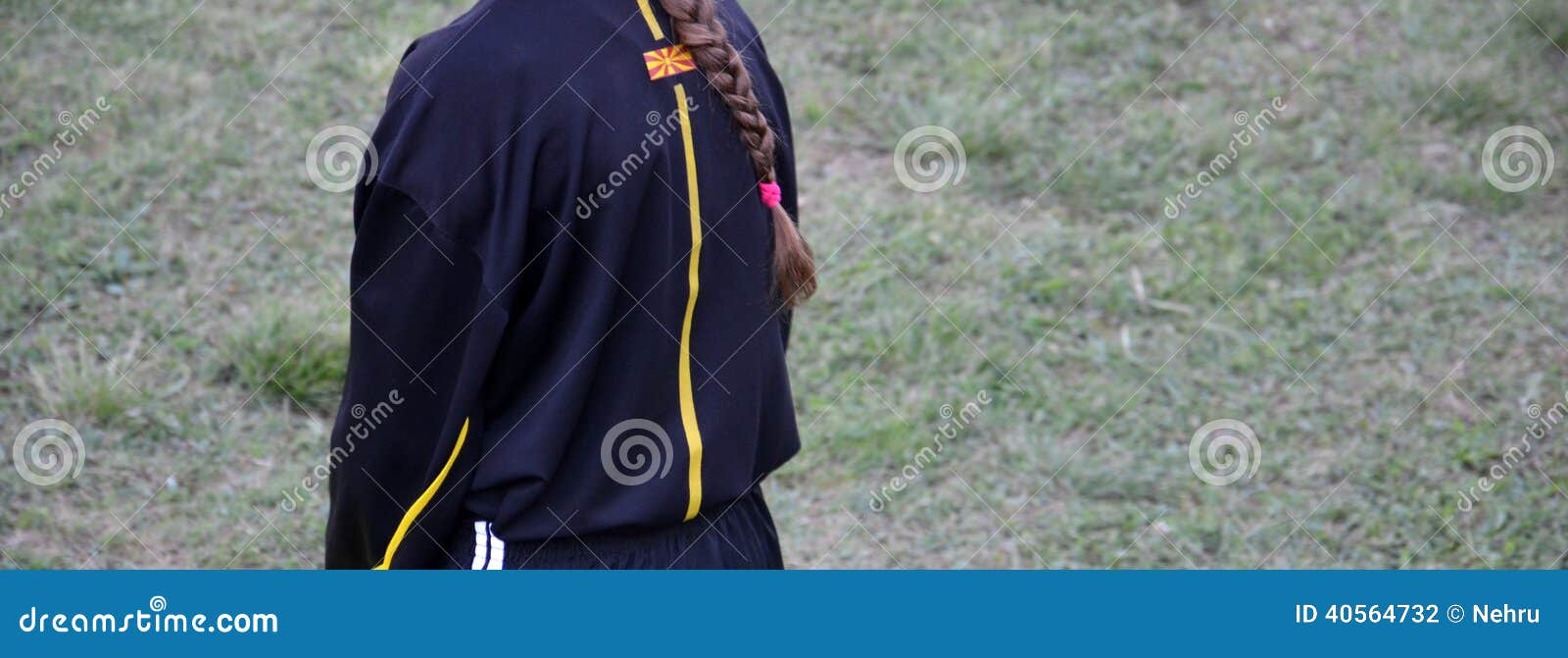 Young female referee stock photo. Image of send, card - 40564732