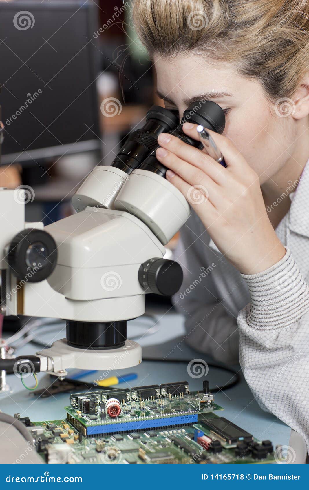 Young Female Researcher stock photo. Image of laboratory - 14165718