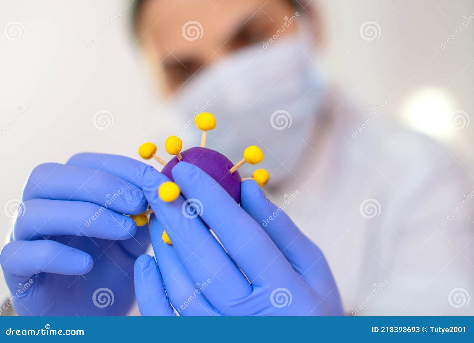 Young Female Scientist Working in the CDC Laboratory and Analyzing ...