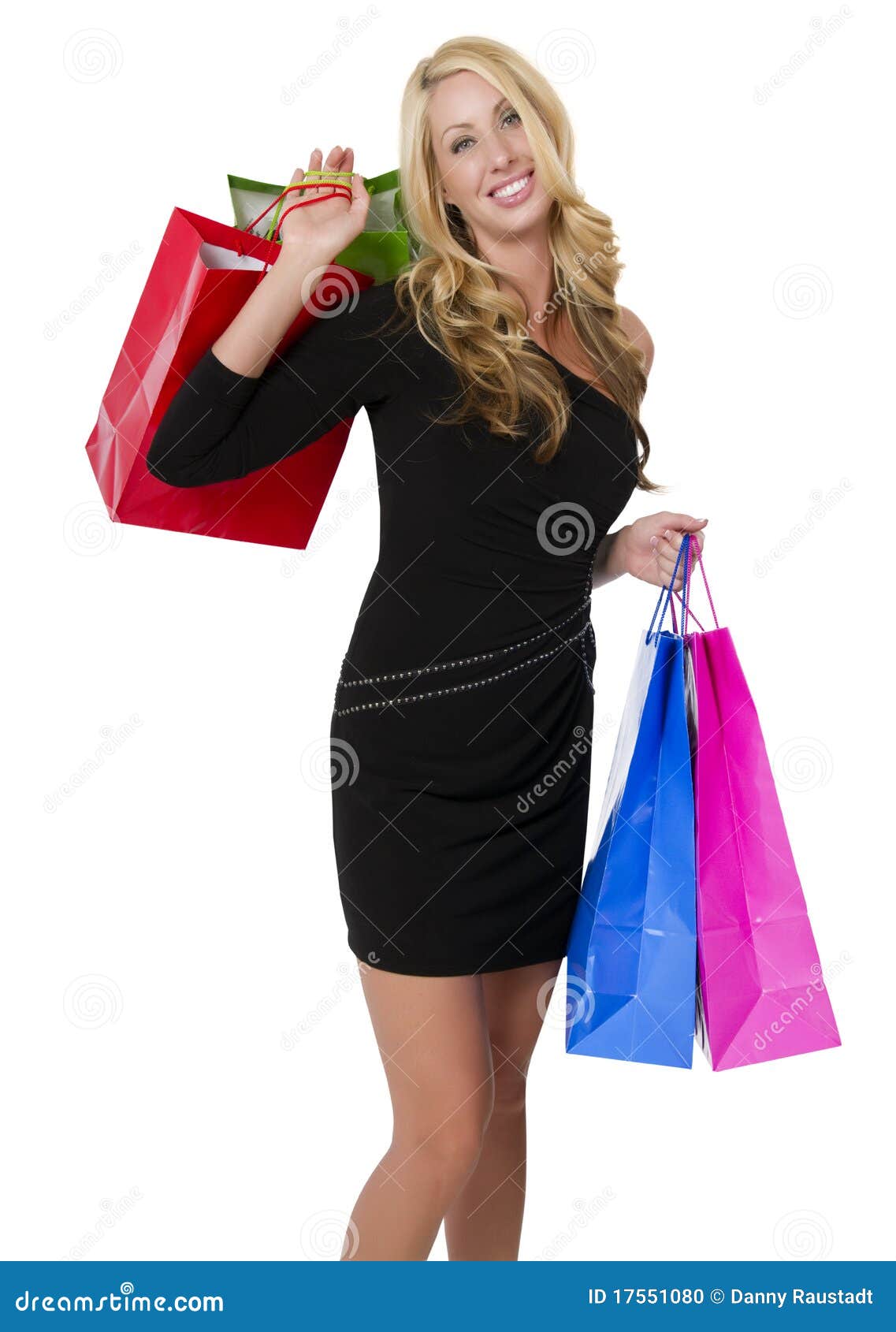 Young Female Shopper stock photo. Image of dress, buyer - 17551080