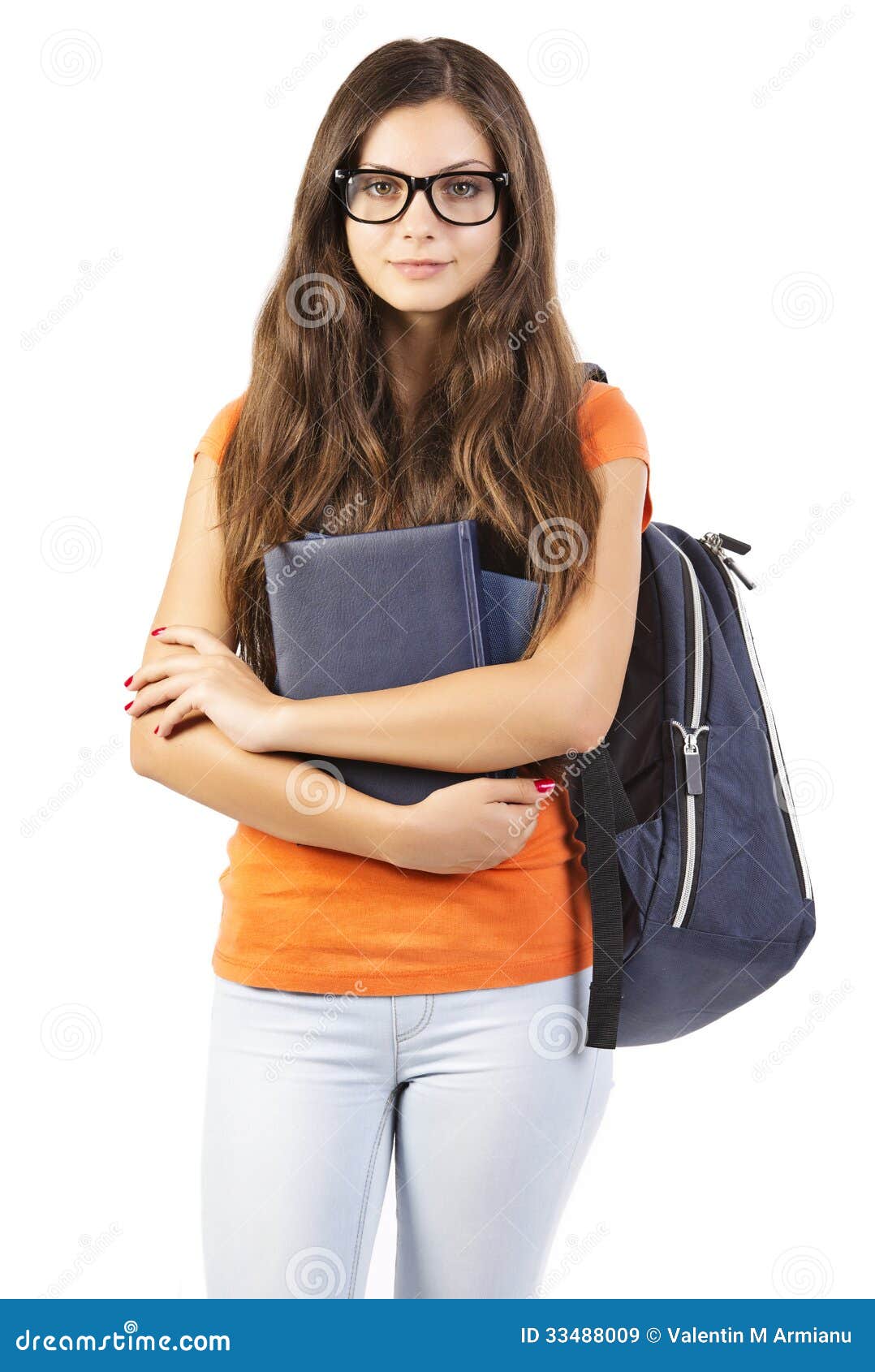 Young female student stock image. Image of student, beautiful - 33488009