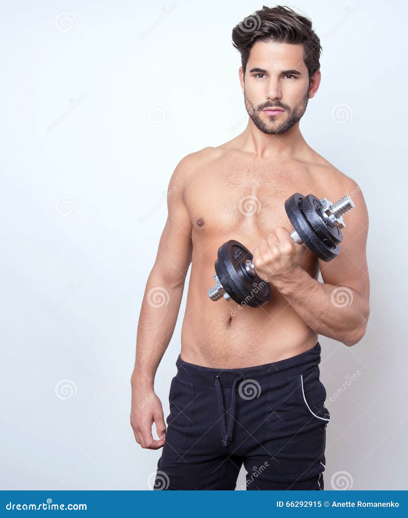 Young fit man stock image. Image of athlete, model, andsome - 66292915