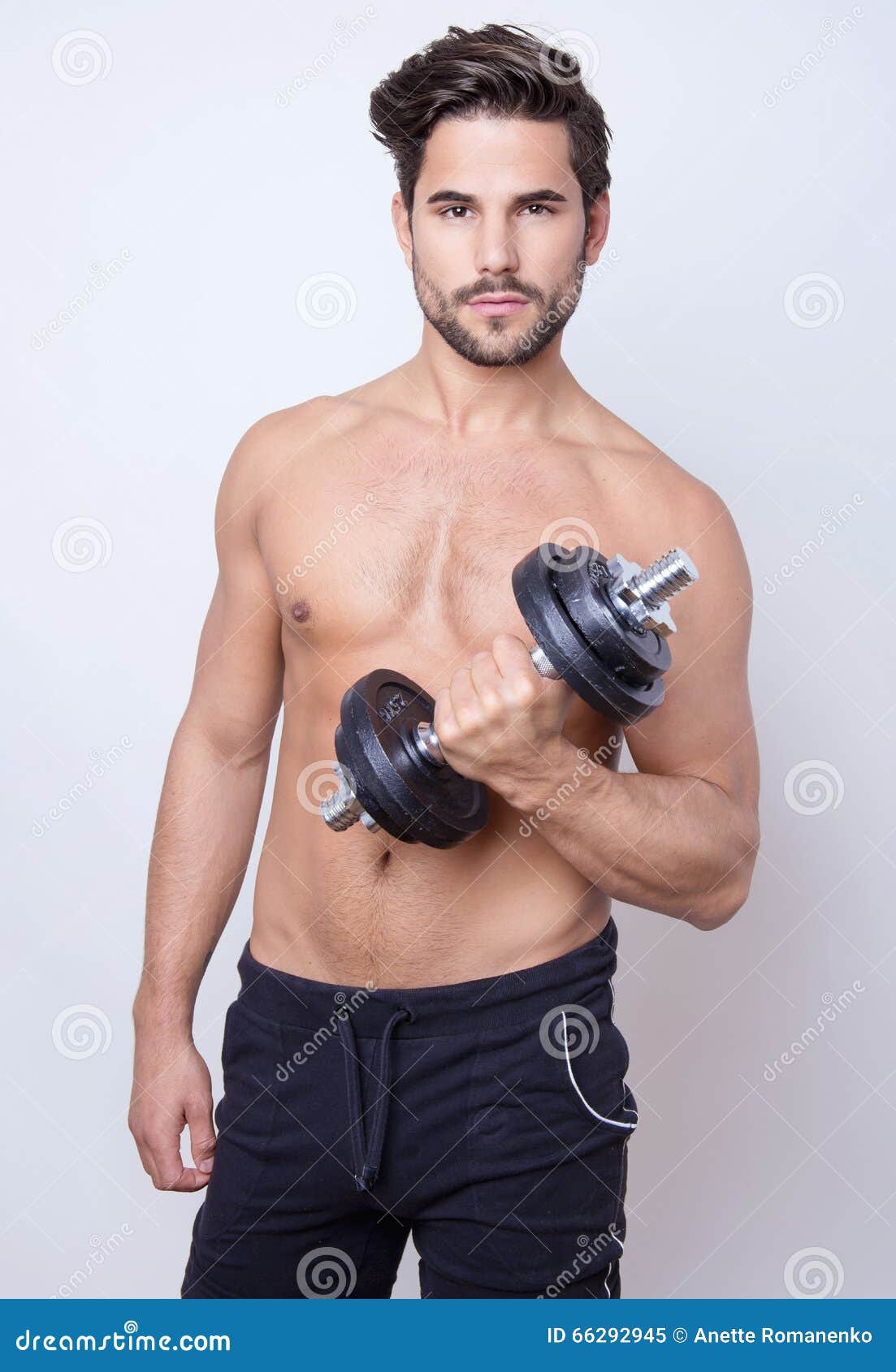 Young fit man stock image. Image of andsome, healthy - 66292945