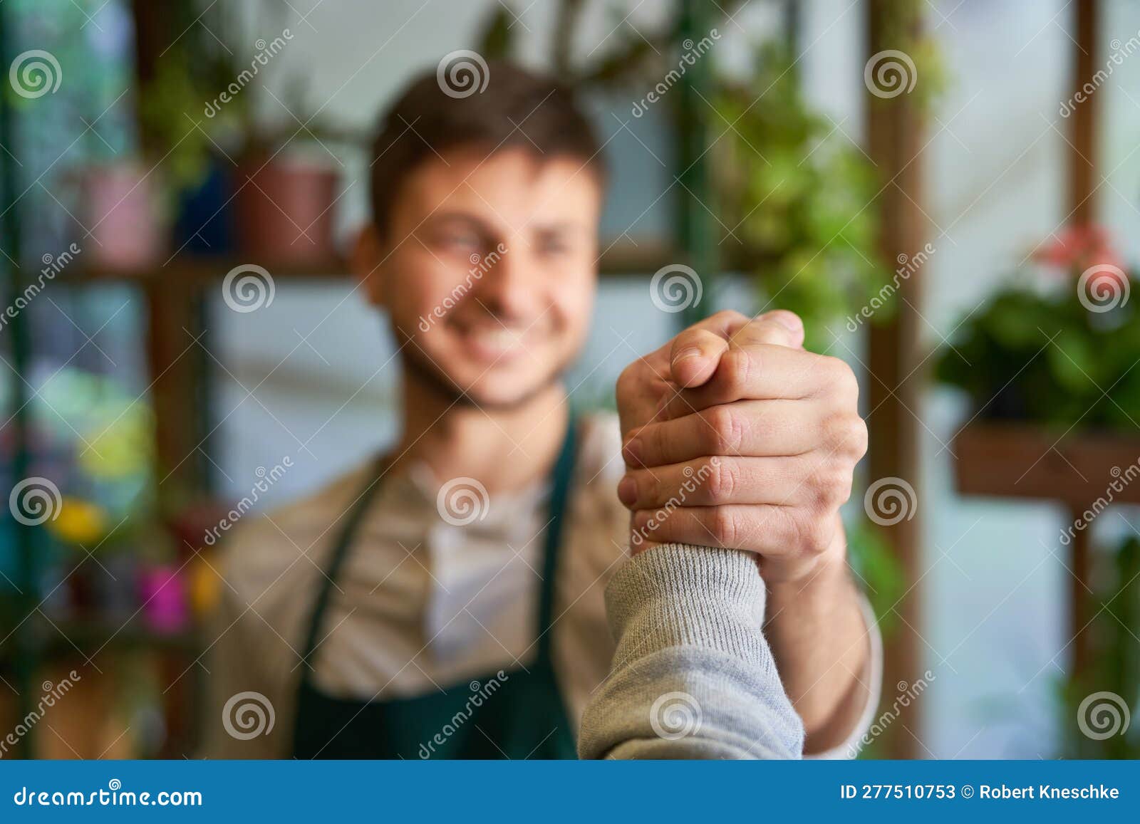 Handshake As a Concept for Cooperation and Congratulations Stock Image ...