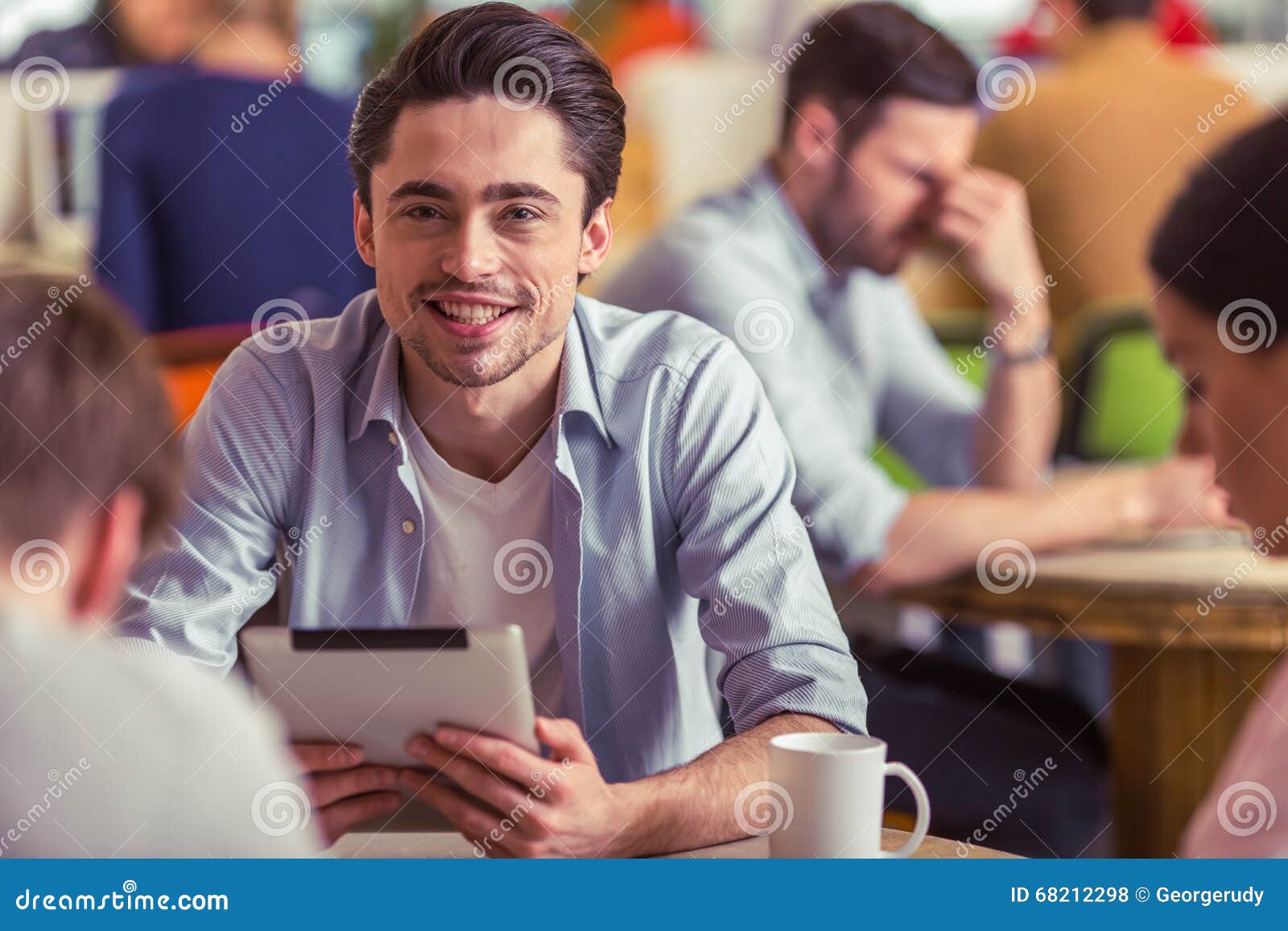 Young freelancers working stock photo. Image of caucasian - 68212298
