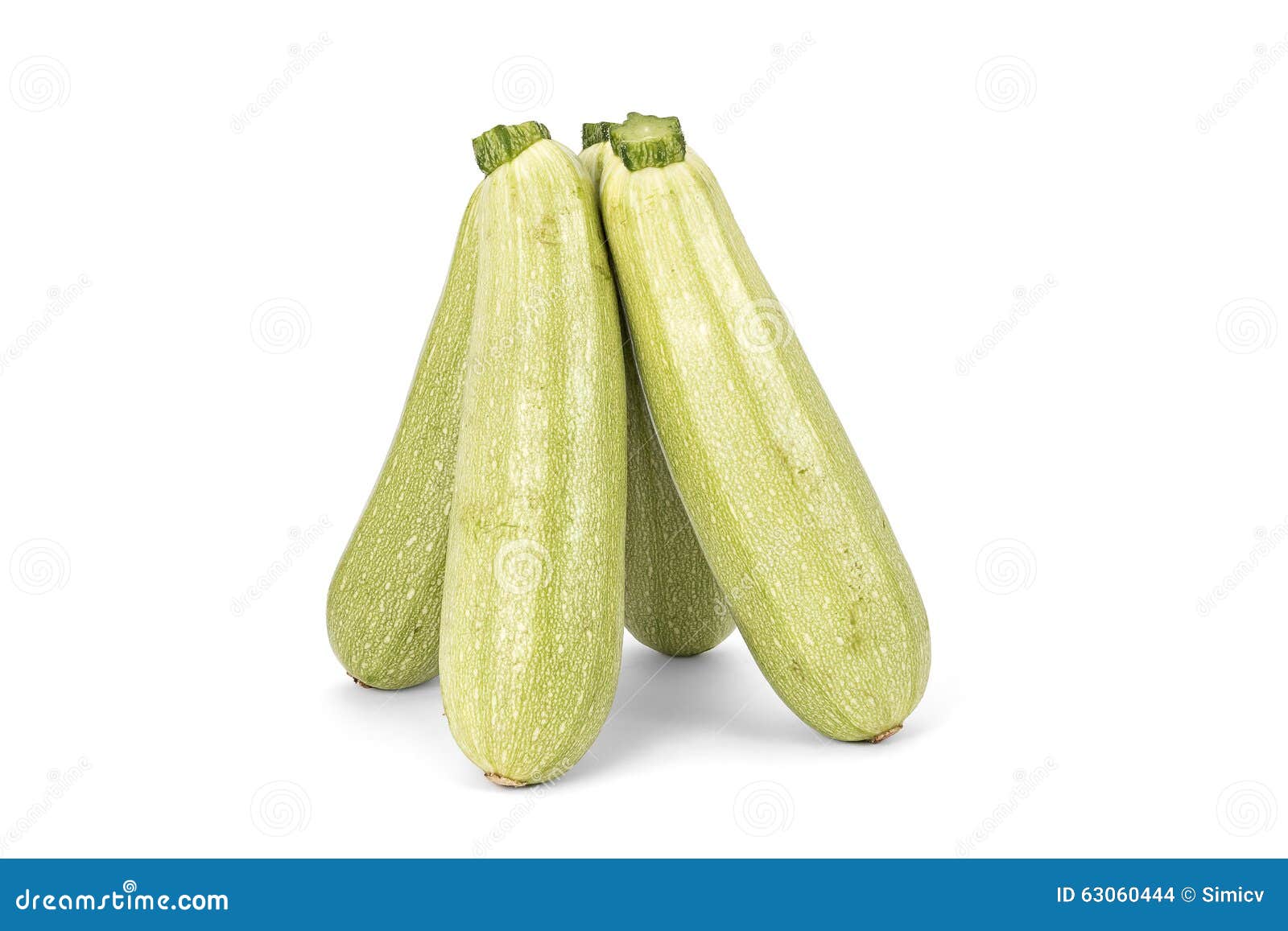Young fresh courgettes stock photo. Image of isolated - 63060444