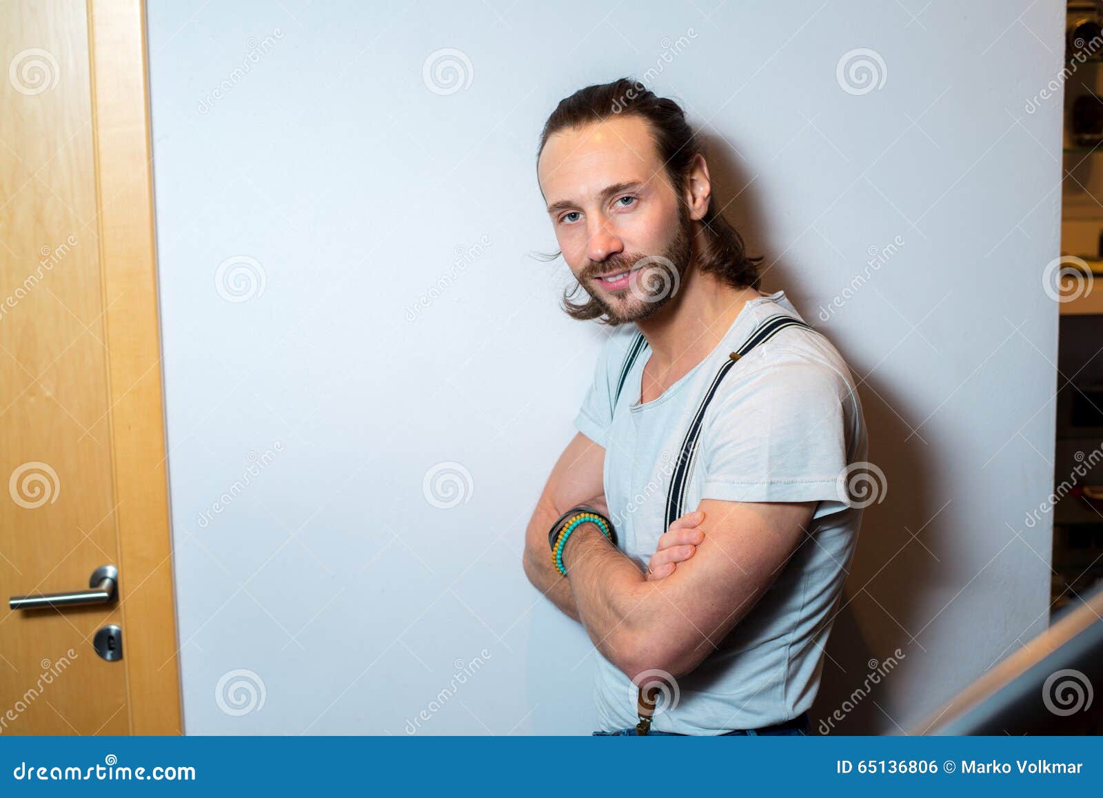 Young friendly man stock photo. Image of beauty, individuality - 65136806