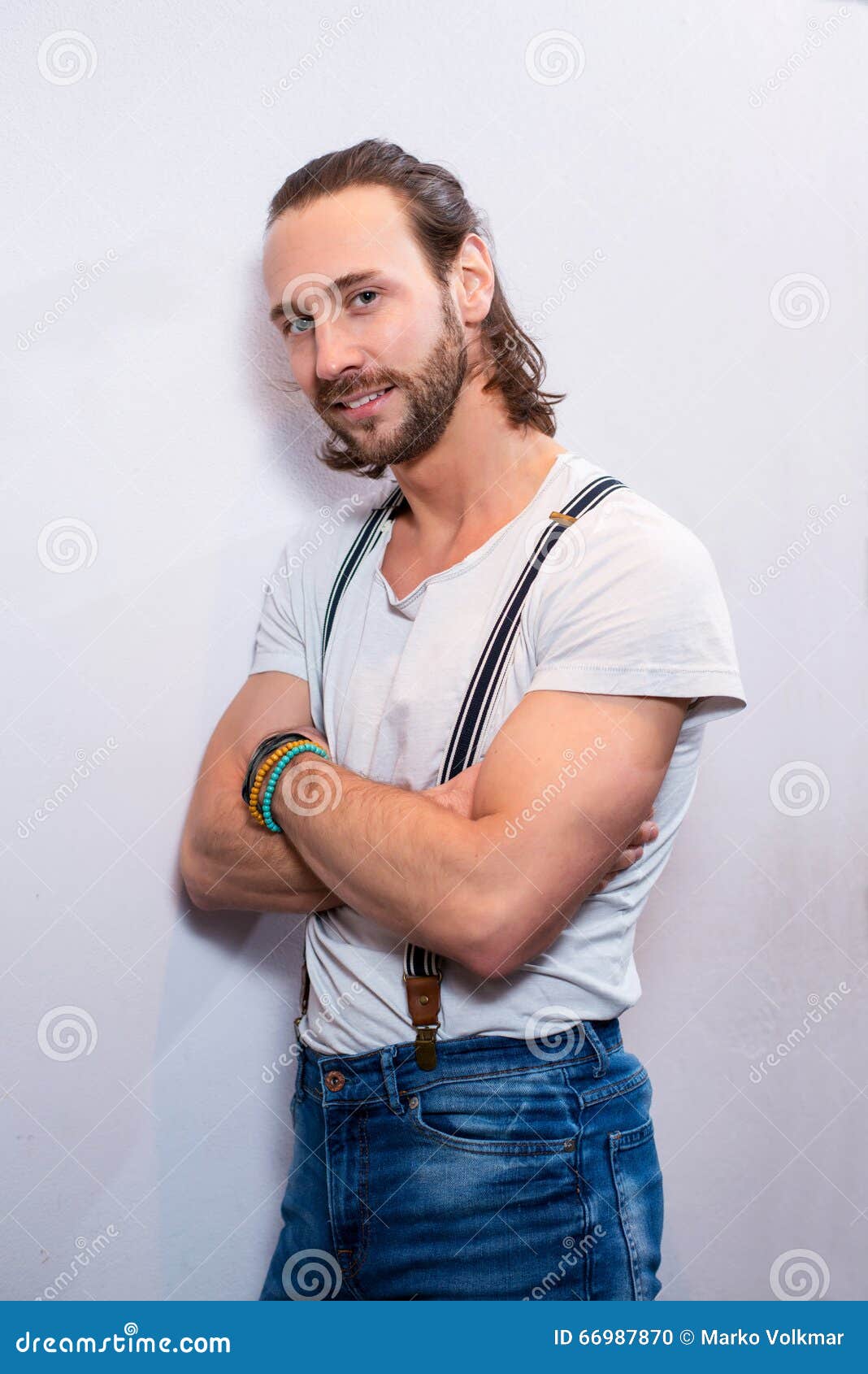 Young friendly man stock photo. Image of looking, lifestyle - 66987870