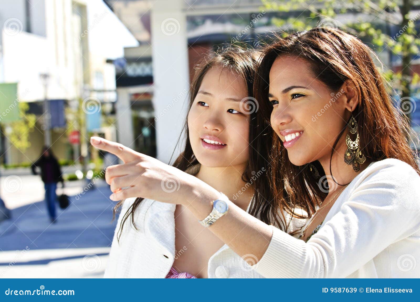 Young friends pointing stock image. Image of friends, directions - 9587639