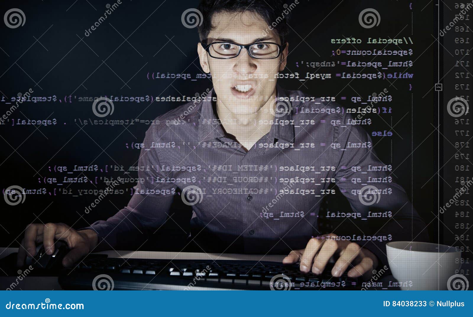Young Frustrated Programmer Stock Image - Image of monitor, germany ...