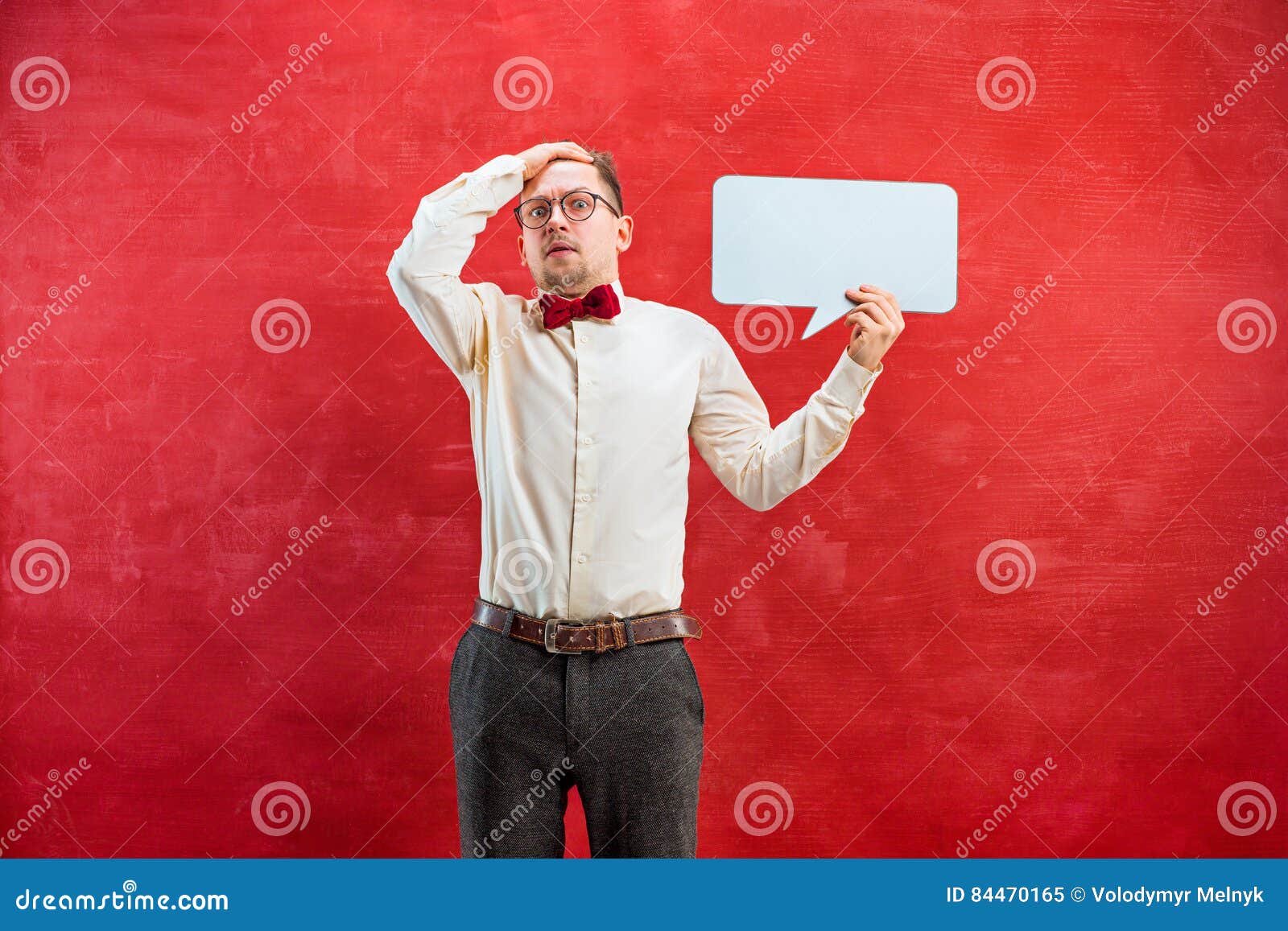 Young Funny Man with Empty Blank Sign Stock Image - Image of bunch ...
