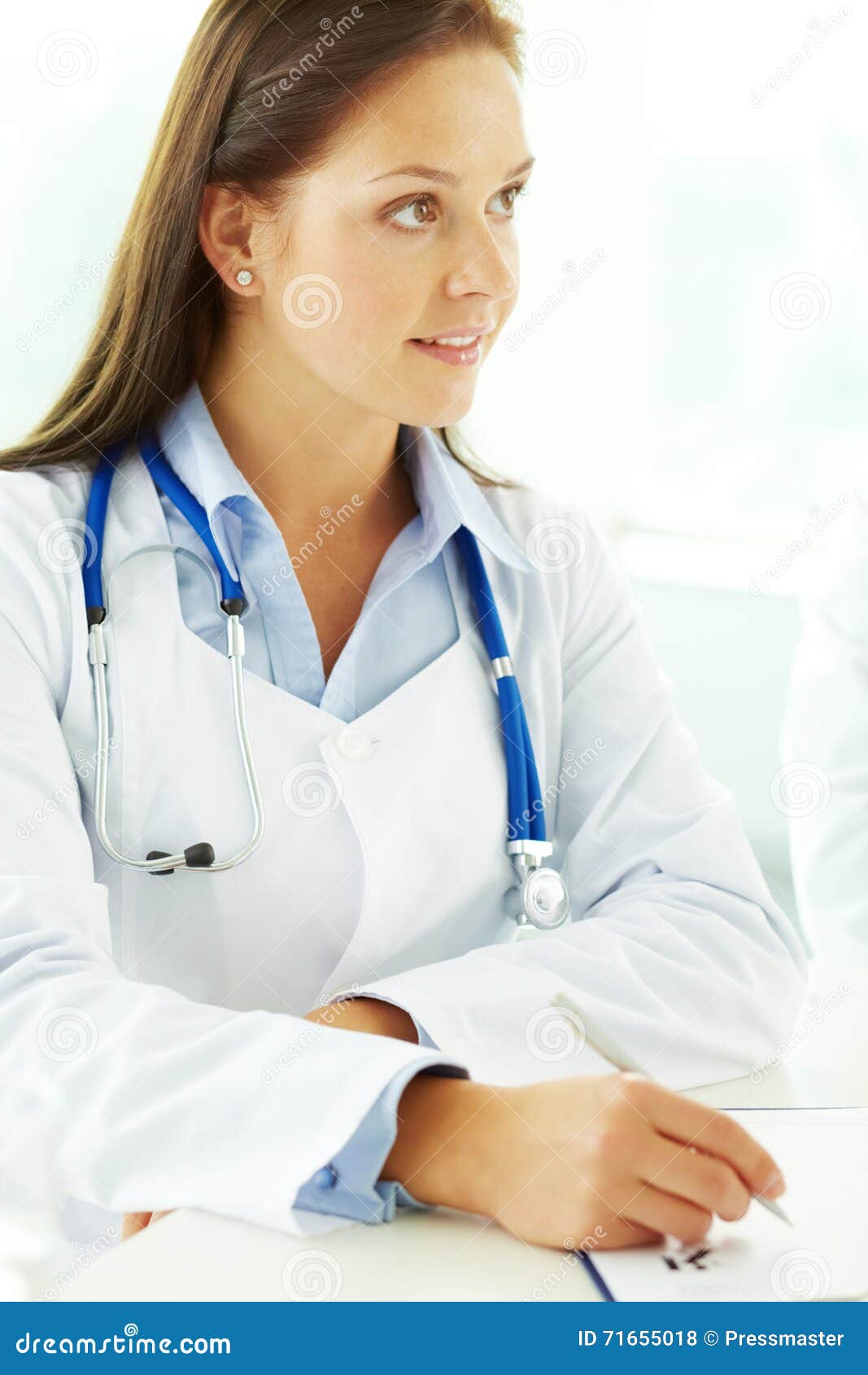 Young general practitioner stock photo. Image of writing - 71655018