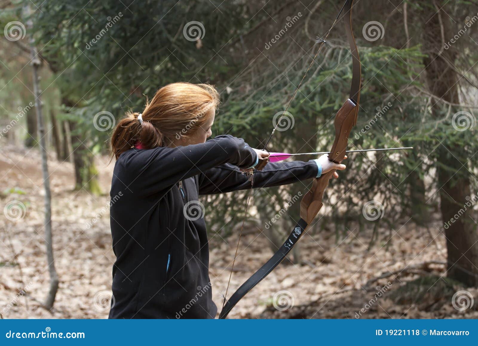 Young Girl Archer Competitor in Scout Category Editorial Stock Photo ...