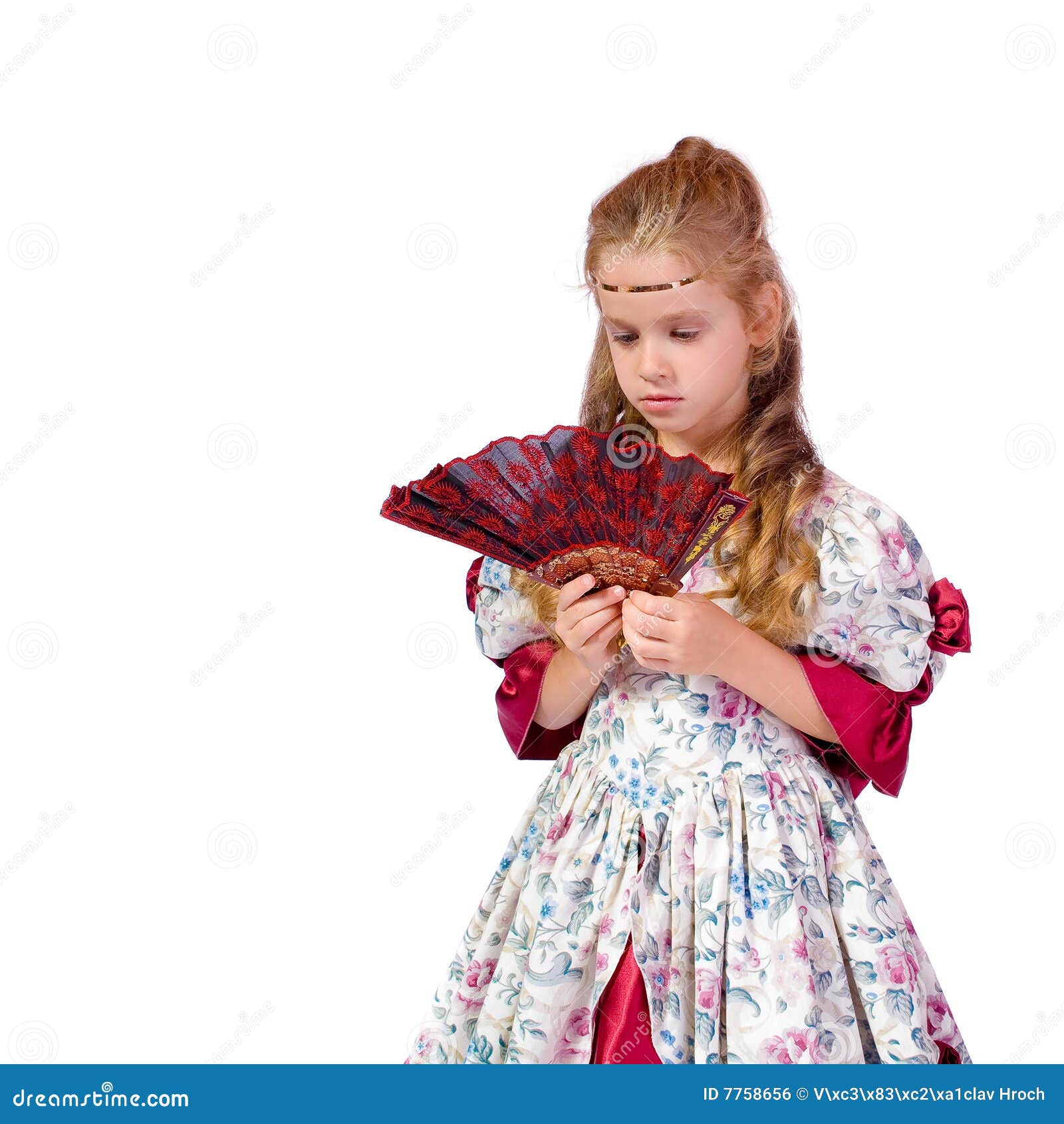 Young girl as princess stock photo. Image of flapper, bridesmaid - 7758656