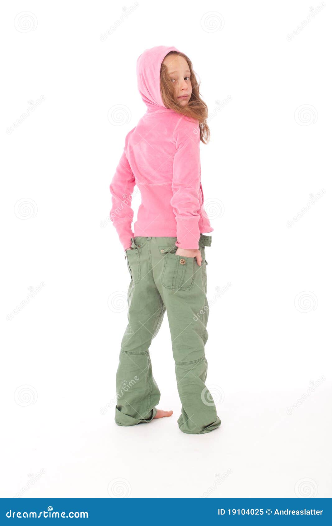 Young Girl With Back Turned Royalty Free Stock Photo - Image: 19104025