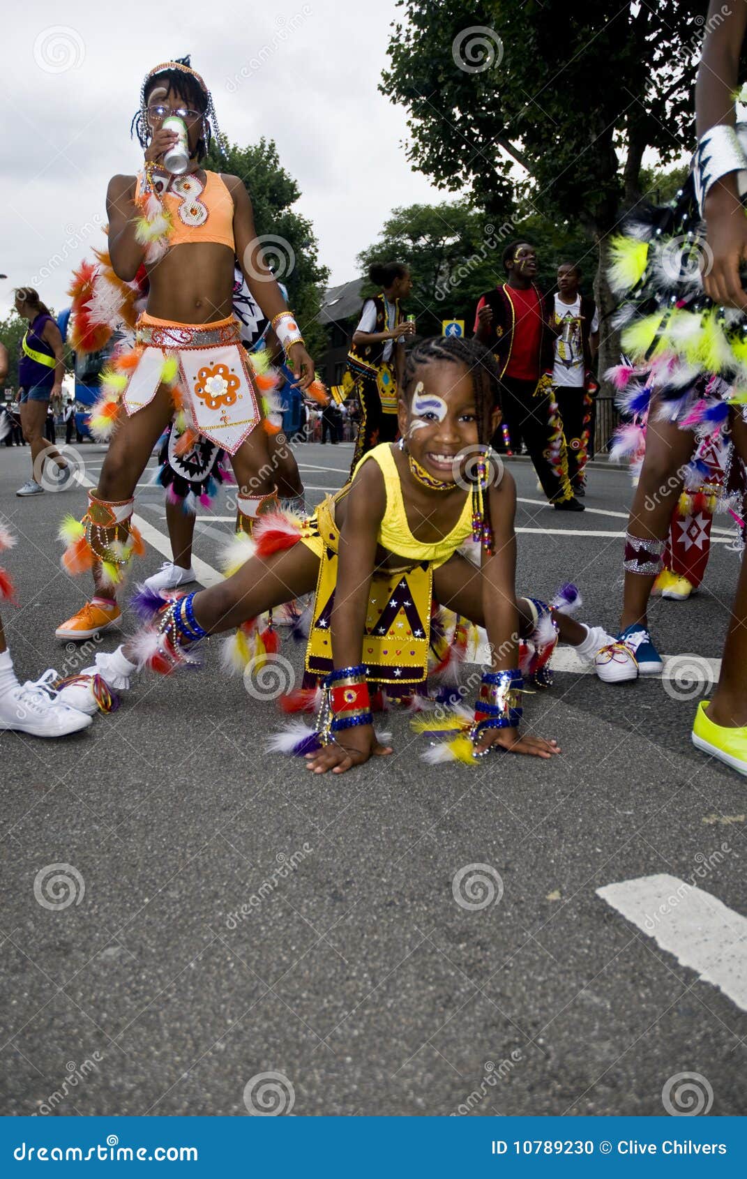 Young Girl Dancing at the Carnival Editorial Image - Image of moves ...