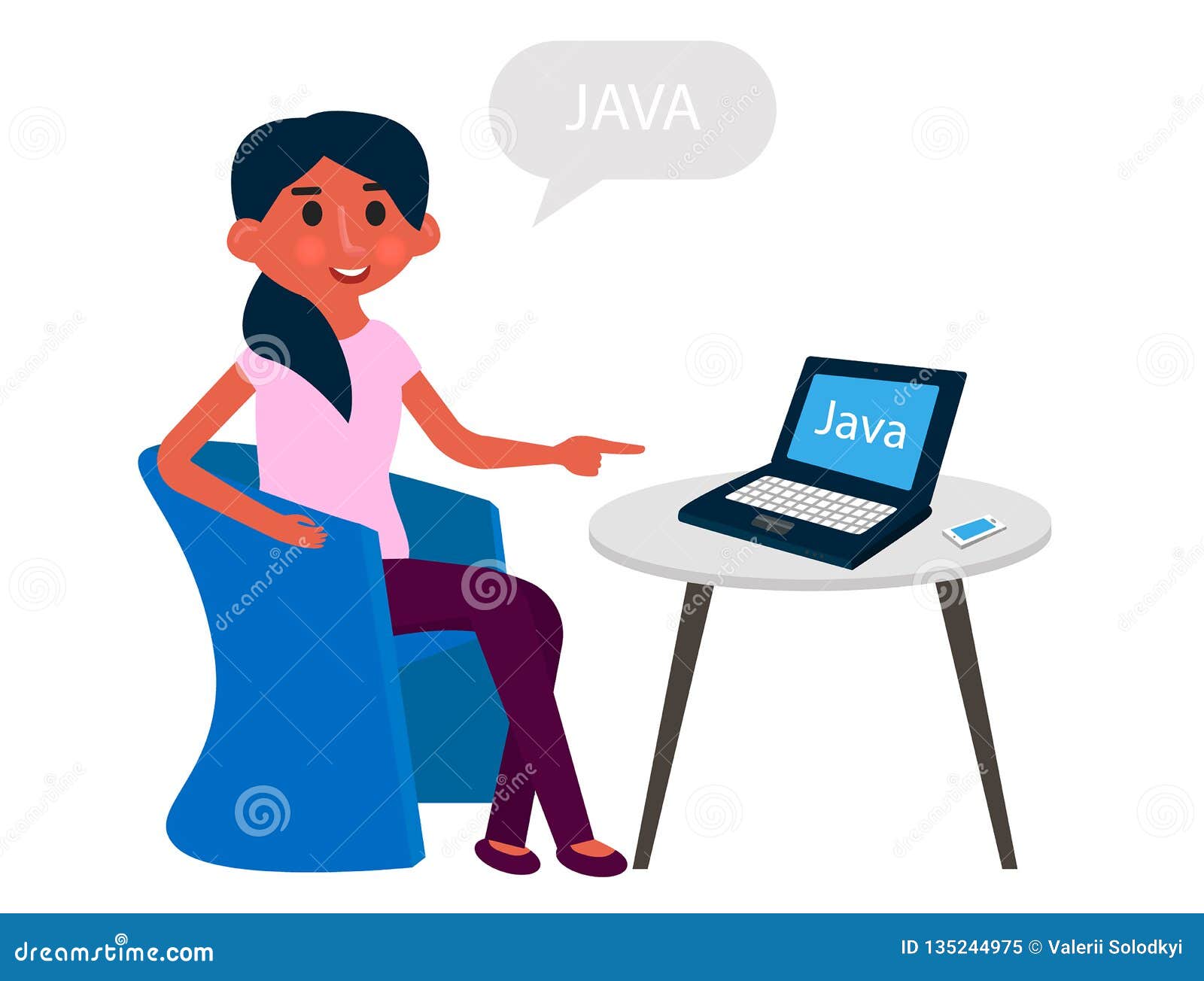 Young Girl Developer Have a Rest at Office Armcheir. Programmer Working ...