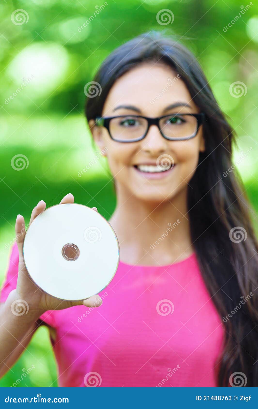 Young girl disc hand stock image. Image of attire, long - 21488763