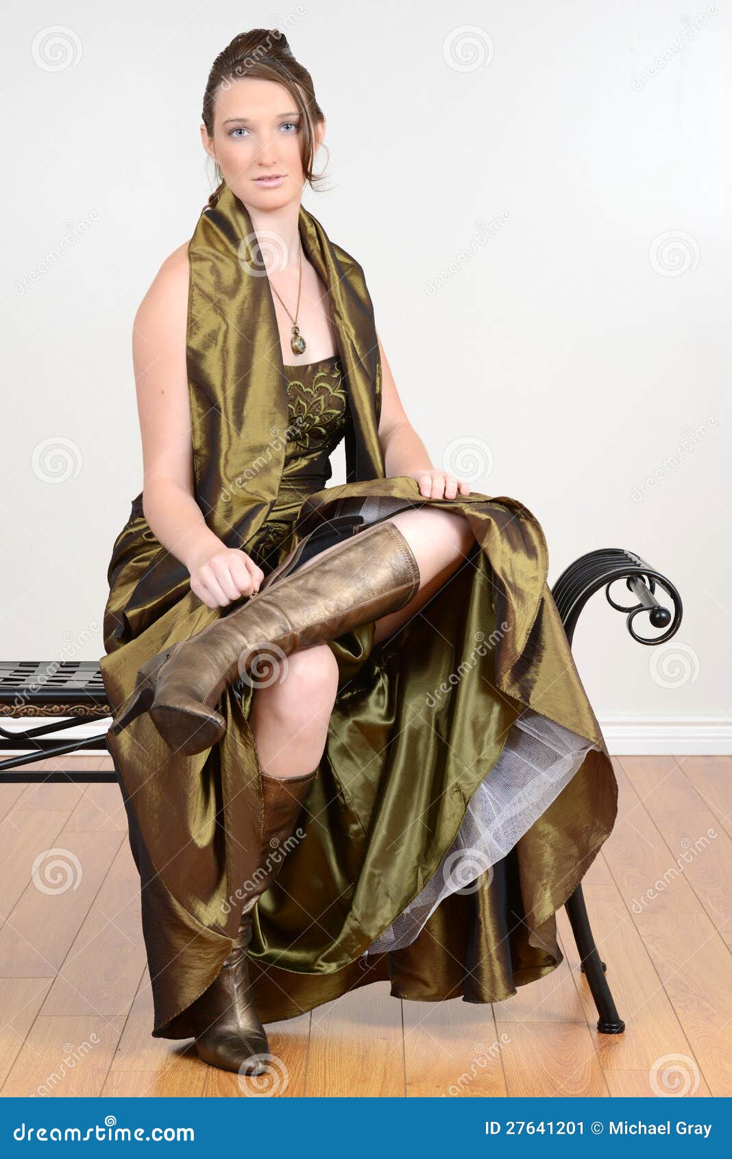 Young girl doing boot up stock image. Image of closeup - 27641201