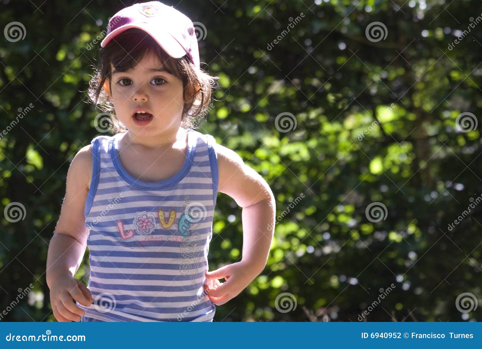 A YOUNG GIRL DOUBTFUL stock photo. Image of childhood - 6940952