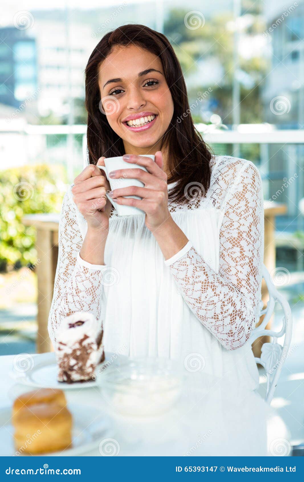Young girl drink her tea stock image. Image of face, hair - 65393147
