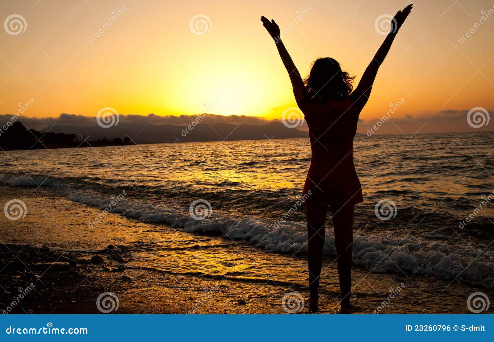 Young Girl is Enjoying the Freedom Stock Photo - Image of outdoors ...