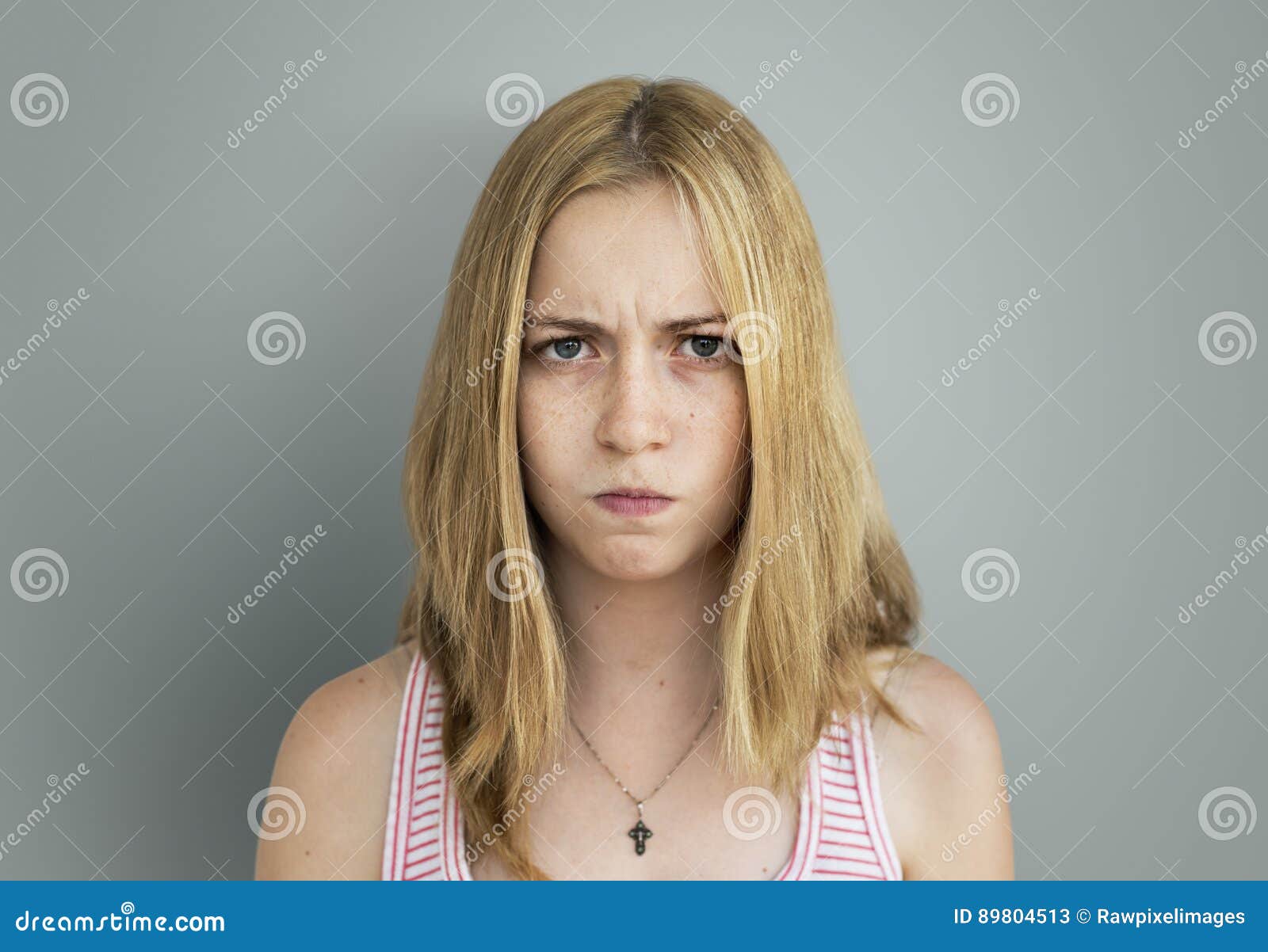 Young Girl Envy Irritated Concept Stock Image - Image of desperate ...