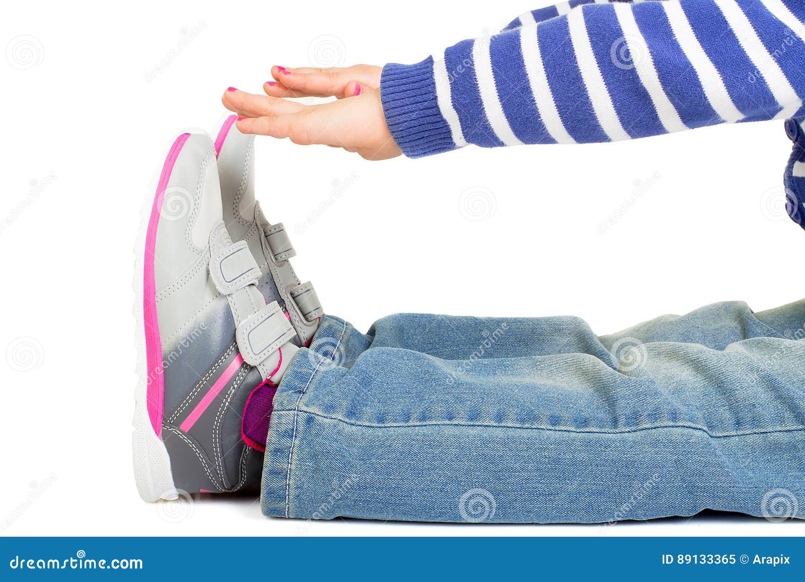 Young girl exercising stock image. Image of people, exercising - 89133365