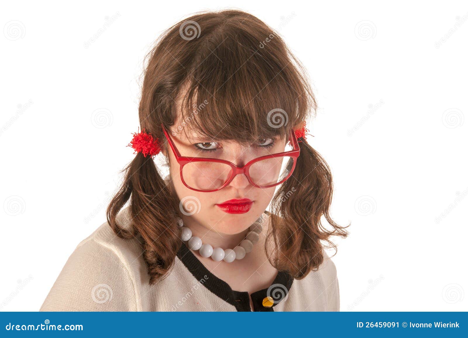 Young girl with fun stock image. Image of schoolgirl - 26459091