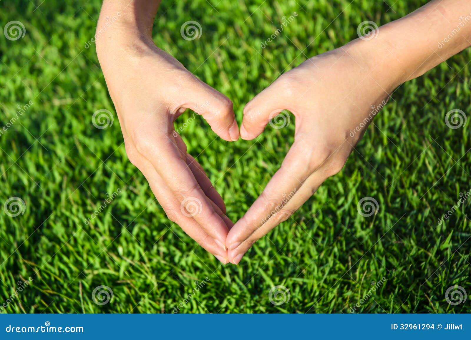 Young girl hand make heart stock photo. Image of detail - 32961294