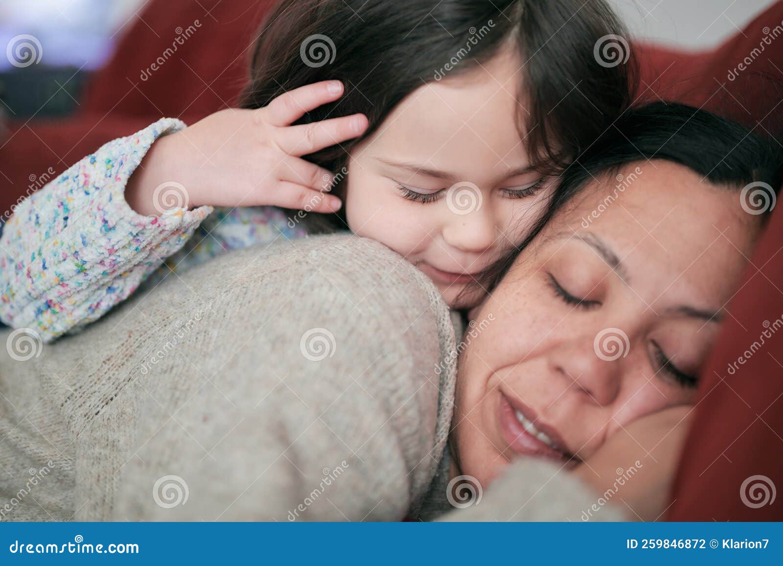 Pretty Young Girl Hugging with Mom on the Couch Stock Photo - Image of ... Pretty Young Girl Hugging with Mom on the Couch Stock Photo - Image of ...