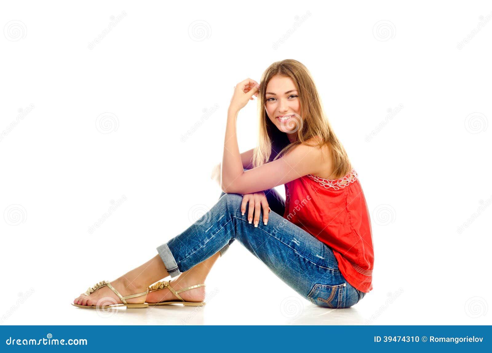 Young girl stock photo. Image of looking, graceful, student - 39474310