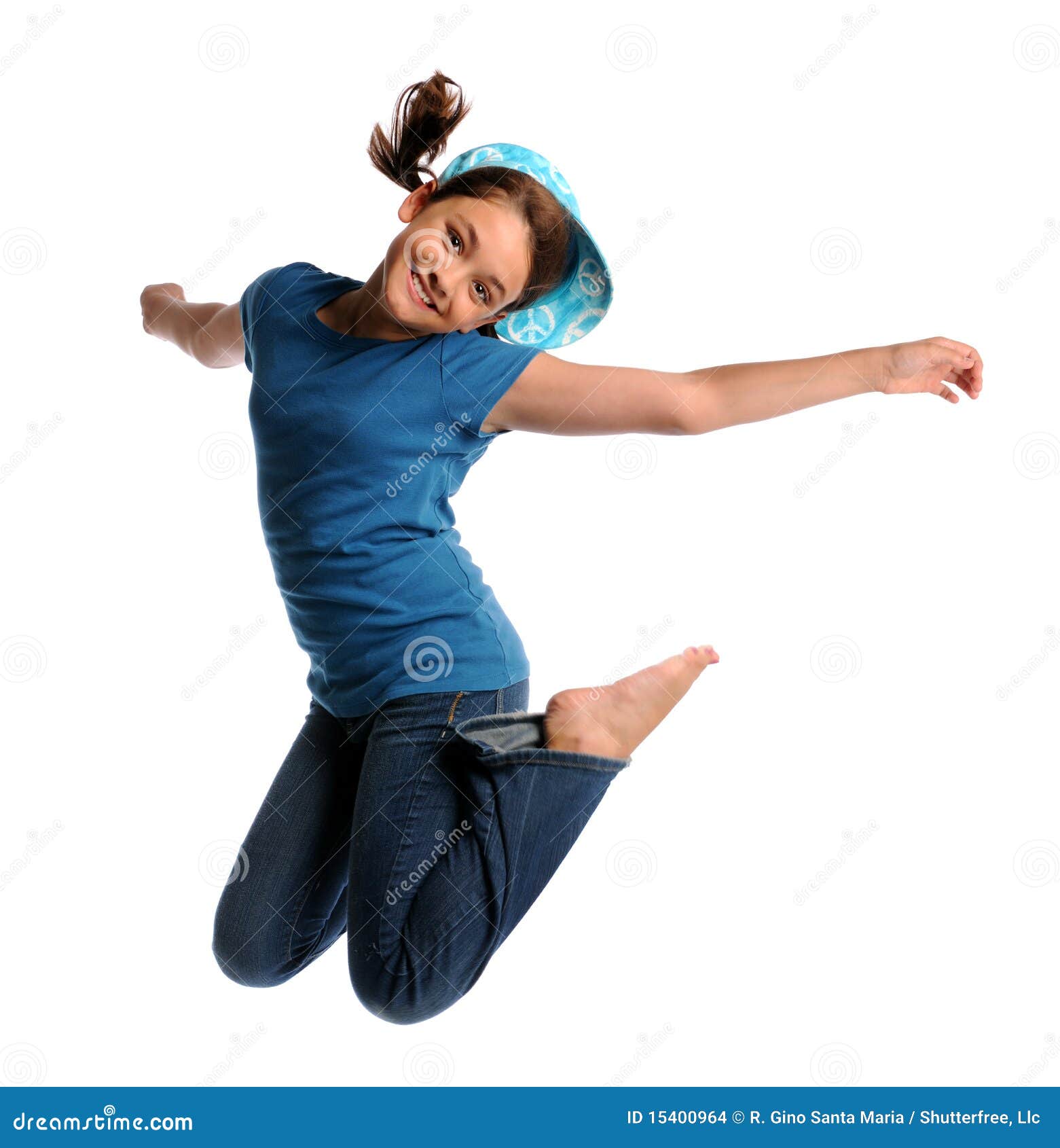 Girl Jumping Into Puddle, Water Splash Stock Photo | CartoonDealer.com ...