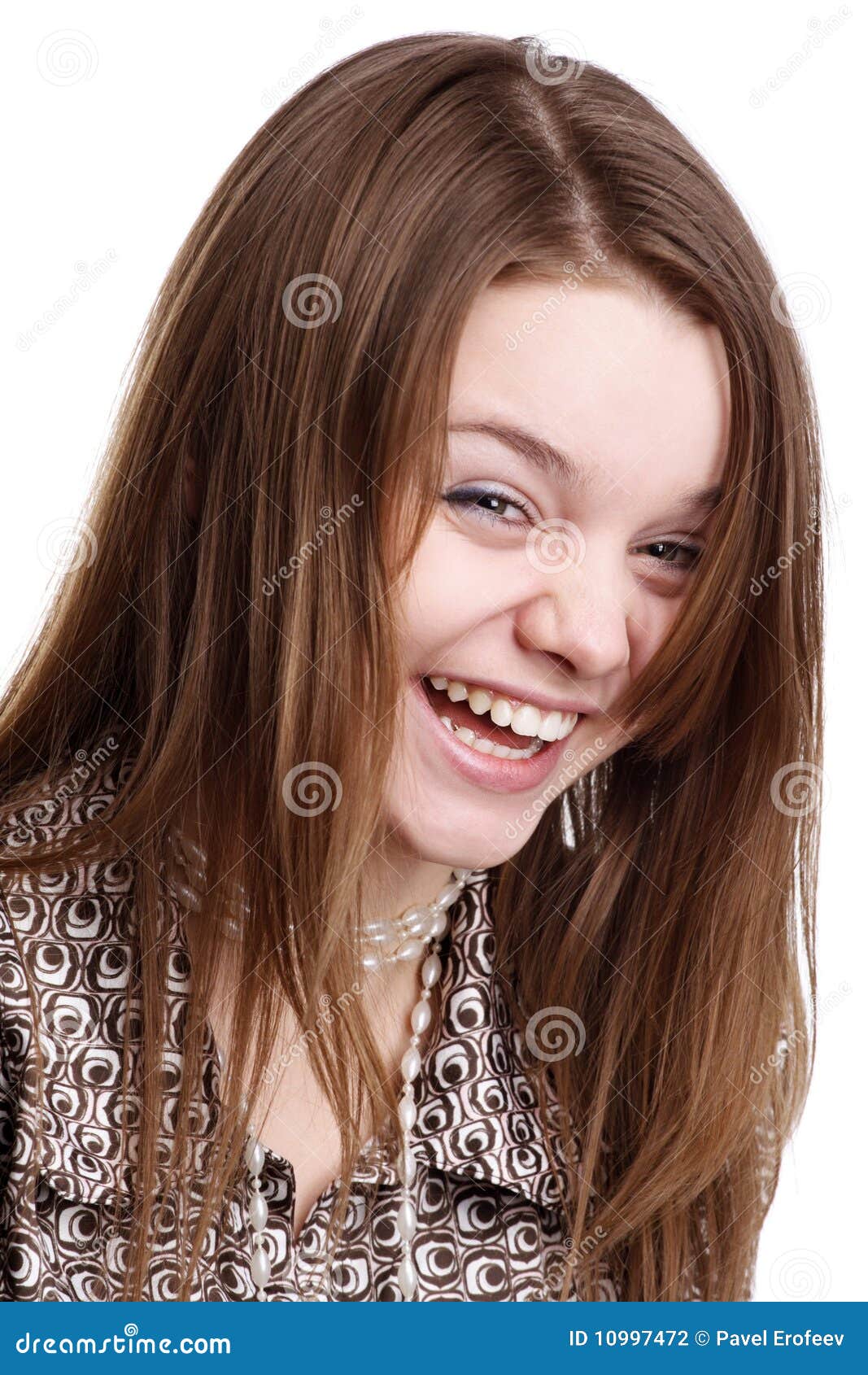 Young girl laughing stock photo. Image of laugh, happiness - 10997472