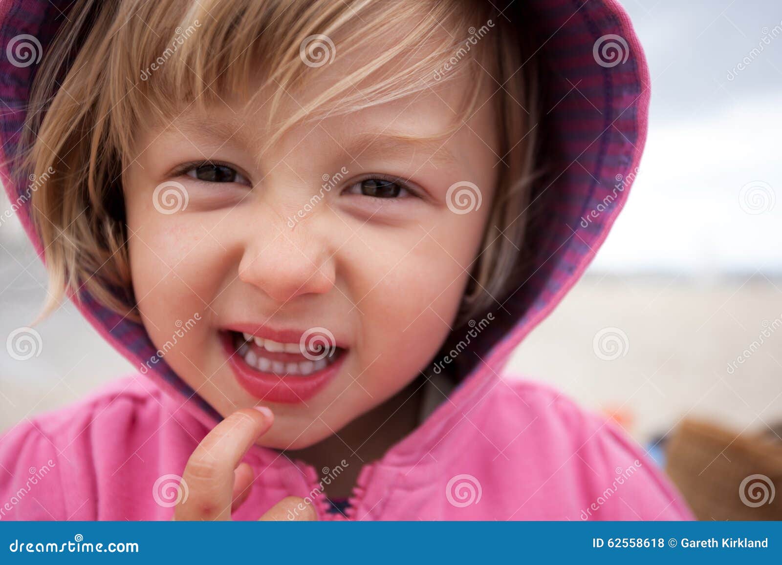 Young Girl Looking Quizzical Stock Photo - Image of landscapes ...