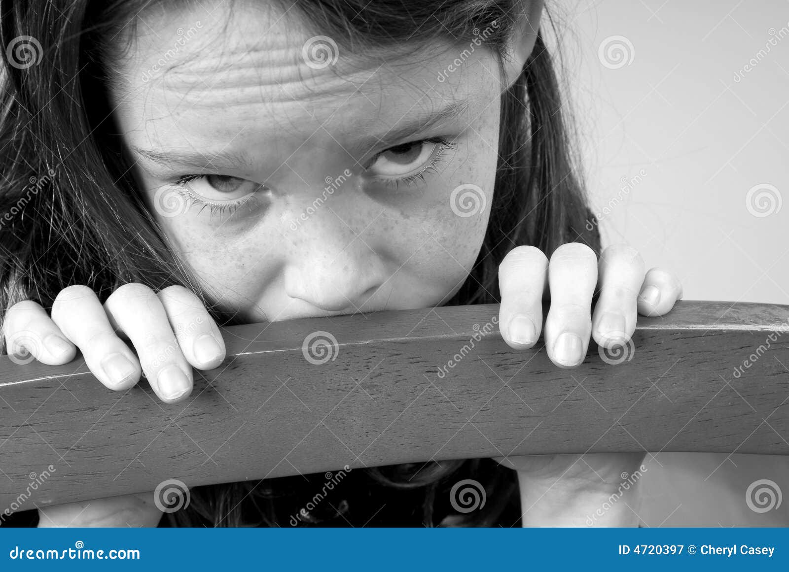 Young Girl Looking Sad stock image. Image of despondent - 4720397