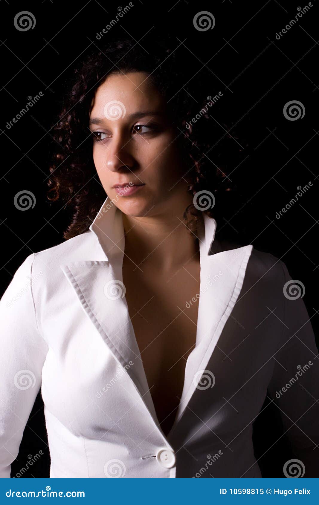 Young Girl Low Key Portrait Stock Image - Image of cool, modern: 10598815