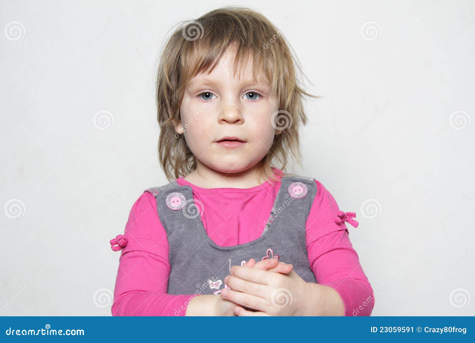 Young girl making faces stock image. Image of adoption - 23059591