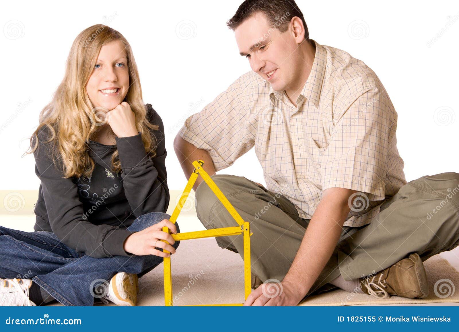 Young Girl and Man stock image. Image of caucasian, idea - 1825155