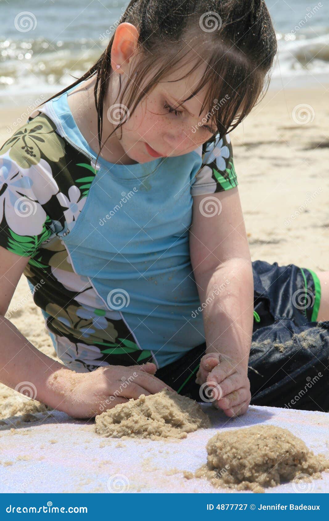 Young Girl Playing in the Sand Stock Image - Image of summer, outdoors ... Young Girl Playing in the Sand Stock Image - Image of summer, outdoors ...
