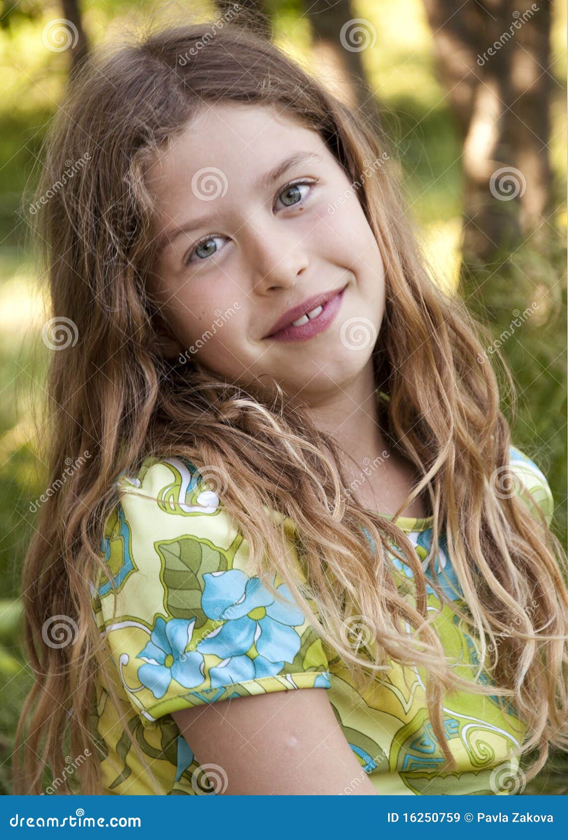 Young girl portrait stock image. Image of long, fresh - 16250759